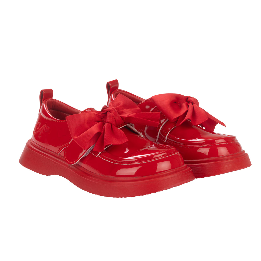 ADee MARY BOW Red Bow Shoes – Theodore Couture